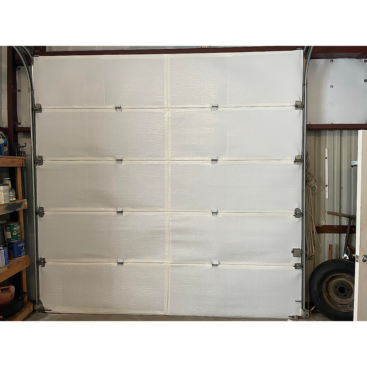 BlueTex Insulationㅤ 4'' Wide x 180' Long White Vapor Barrier Tape - 1 roll Waterproofing for Stucco, Crawlspaces, Repair, Underlayment Seams, Metal Building Seams, Excellent Air Barrier