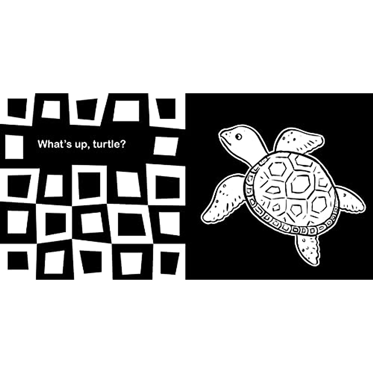 Hello, Ocean Friends: A Black-and-White Board Book for Babies That Helps Visual Development (High-Contrast Books)