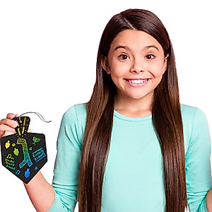 Rite Lite Chanukah Scratch Art, Perfect Hanukkah Gift for Kids, Hanukkah Art Kit, Hanukkah Accessories, Hanukkah Arts and Crafts Kit - Comes with 24 Menorah and Dreidel Cards!