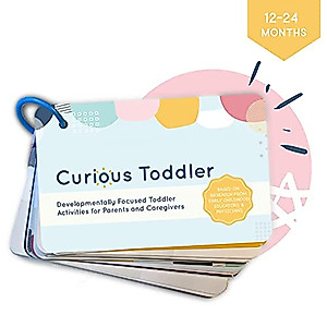 Curious Toddler™ Activity Cards | 40+ Activities for Toddler & Me (12-24 Months) | Developmentally-Focused and Stimulating Creative Playtime Ideas | Bonus: Two Recipes for Dough & Dyed Pasta