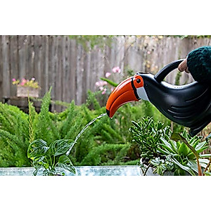 Brilliest Toucan Watering Can Indoor/Outdoor - Cute Watering Can - Bird Shaped Plastic Watering Can - Great for Plants/Indoor/Outdoor/Kids/Succulent - Small Watering Can