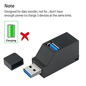 WPYYI USB 3.0 HUB Adapter Extender Mini Splitter Box for PC Laptop Mobile Phone High Speed U Disk Reader (Color : A)