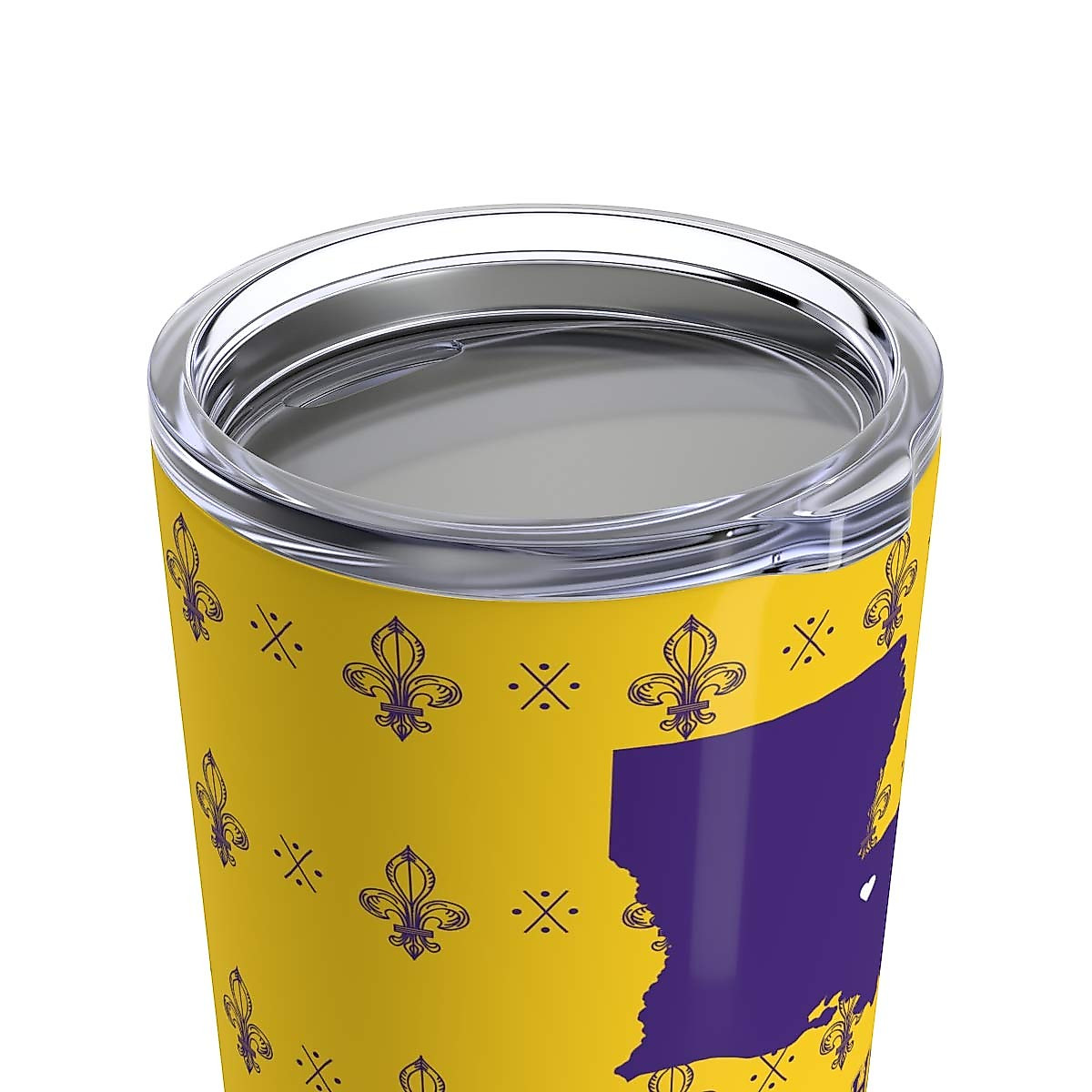 State Pride Series Baton Rouge Louisiana Edition - Personalized Stainless Steel Tumblers for Travel Indoor Outdoor Use Keep Coffee Warm Beer Cold - Cup Mug for Pool Beach Office Presents and Gift