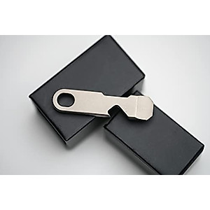 QuickPry Bottle Opener Mini Everyday Carry Pry Bar Tool, For Camping, Cleaning, And Simple Everyday Tasks, Keychain Carry Tool