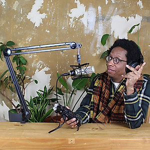 Heil PL 2T Fully Articulating, Professional-Quality Microphone Boom Arm for Video Podcasting, Broadcasting, Voiceover, At-Home, In-Studio Applications