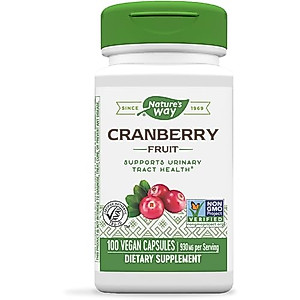 Nature's Way Premium Cranberry, Urinary Tract Health Support*, 100 Capsules