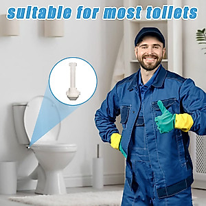 Toilet Seat Parts, Including Screw and Nut,Replacement Plastic Toilet Seat Hinges, For Top Mount Toilet Seat Hinge, 2 Pack (White)