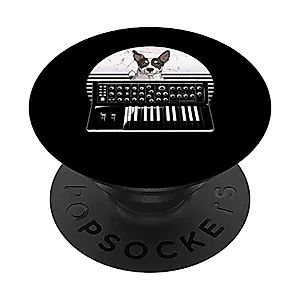 Jack Russell Terrier Dog Modular Synthesizer Keyboard PopSockets Swappable PopGrip