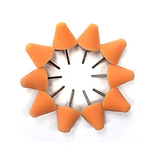 Maxshine MN01 Mini Polisher and The Accessories- 10pcs Dia: 3x3cm Orange Polishing Pad