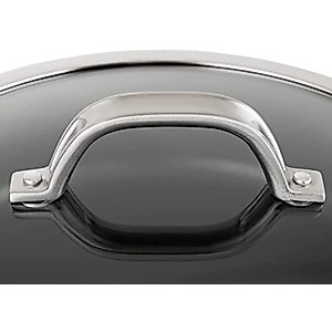 Viking Culinary Hard Anodized Nonstick Saucepan, 1 Quart, Includes Glass Lid, Oven and Dishwasher Safe, Works on Electronic, Ceramic, and Gas Cooktops