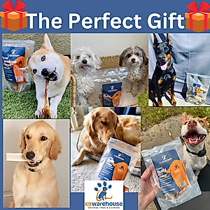 K9warehouse USA Cow Knee Caps for Dogs | 100% Natural Beef Knee Caps for Dogs, Beef Bones for Dogs, Dog Knee Cap Bones for Pets, Meaty Dog Bones Large, Medium and Small Dogs