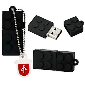16GB USB Flash Drive - Mini USB Drive - Flash Drive 16 GB - Mini Flash Drive - Thumb Drive (Black)