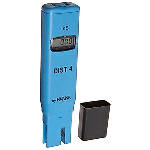 Hanna Instruments HI98304 DIST4 EC and TDS Tester, 19.99 mS/cm, 0.01 mS/cm Resolution, +/-2% Accuracy