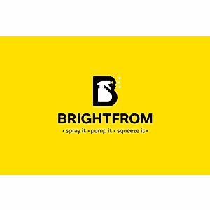 BRIGHTFROM Foaming Soap Dispenser Pump Bottles, BPA Free Empty Refillable Plastic Container for Liquid Soap - Kitchen, Bathroom, Commercial - 8oz (250ml) Pack of 2 Clear