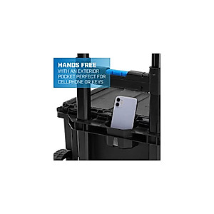 Stack Cart; Mobile Tool Box for Hardware Storage; Fits 7 Parts Modular Storage System And Suits Power Tools