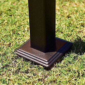 BUY JOY 12' x 9' Pergola Kit Metal Frame Gazebo &Canopy Cover Patio Furniture Shelter