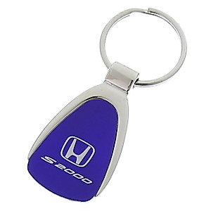 Au-TOMOTIVE GOLD Tear Drop Key Chain for Honda S2000 (Blue)