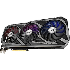 ASUS ROG Strix NVIDIA GeForce RTX 3070 V2 OC Edition Gaming Graphics Card (PCIe 4.0, 8GB GDDR6, LHR, HDMI 2.1, DisplayPort 1.4a, Axial-tech Fan Design, 2.9-Slot, Super Alloy Power II, GPU Tweak II)