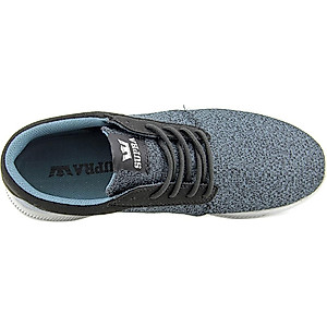 Supra Men's Hammer Run Shoes,9,Slate Blue Heather/Black-Light Grey