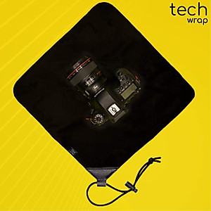 The Tech Wrap Standard 17.5" x 17.5" Camera Protective Wrap - Camera Wraps Lens Protector - Camera Travel Accessories - Camera Pouch DSLR Sleeve Case
