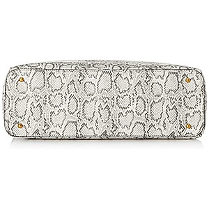 GUESS womens Zadie Logo Girlfriend Tote, Python, one size US