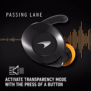 Klipsch T5 II True Wireless Sport Earphones McLaren Edition with Dust/Waterproof Case & Earbuds, Best Fitting Ear Tips, Ear Wings, 32 Hours of Battery Life, & Wireless Charging Case