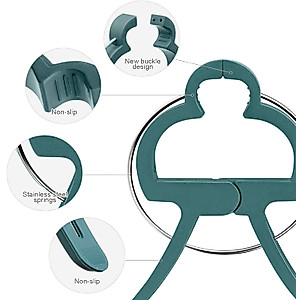 iPower 40 Pcs Plant Clips, Reusable Plant Support Stake Clips for Flower Vine Tomato Peony, Garden Clips for Supporting or Straightening Plant Stems, Stalks, Green