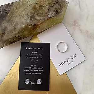 Honeycat Boyfriend Thick Band Ring in Gold, Rose Gold, or Silver | Minimalist, Delicate Jewelry (S, 7)