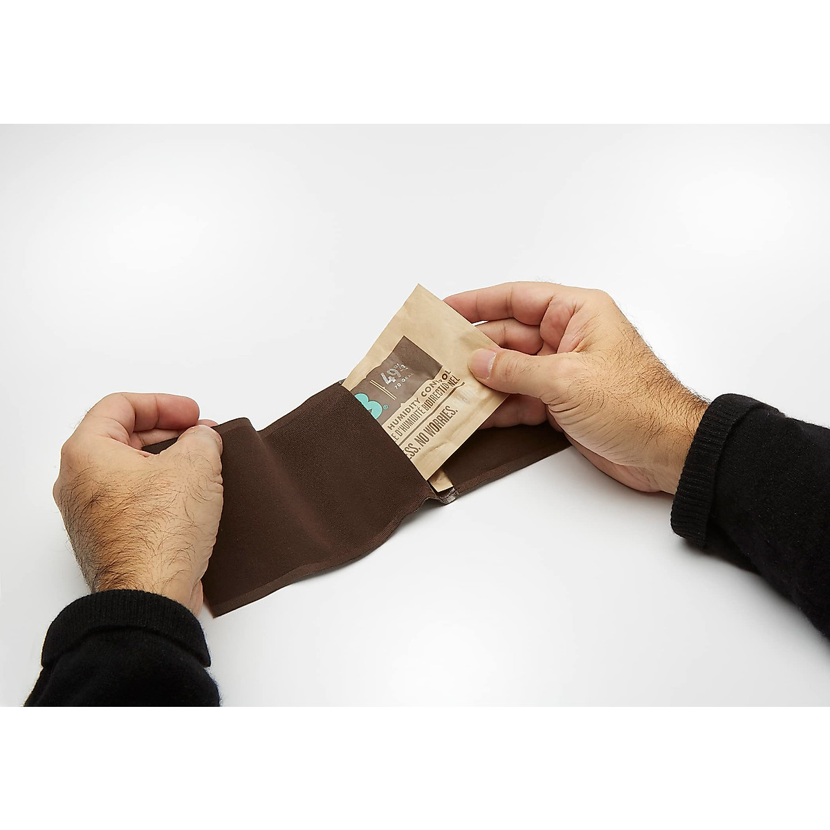 Boveda for Music | Double-Sleeve Fabric Holder for 49% RH Boveda 2-Way Humidity Control | For Use with 2 Boveda Size 70 to Protect Large Instruments from Cracking/Warping