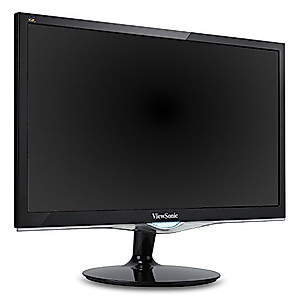 ViewSonic VX2452MH 24 Inch 2ms 60Hz 1080p Gaming Monitor with HDMI DVI and VGA inputs, Black