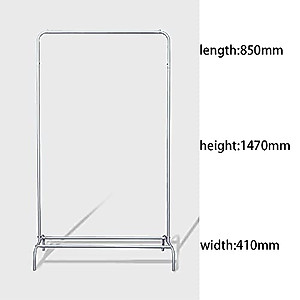 Simple garment rack, easy moved , white color, metal rack,laundry rack