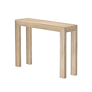 Plank+Beam Modern Solid Wood Console Table, 46.25 Inch, Sofa Table, Narrow Entryway Table for Hallway, Behind The Couch, Living Room, Foyer, Easy Assembly, Blonde