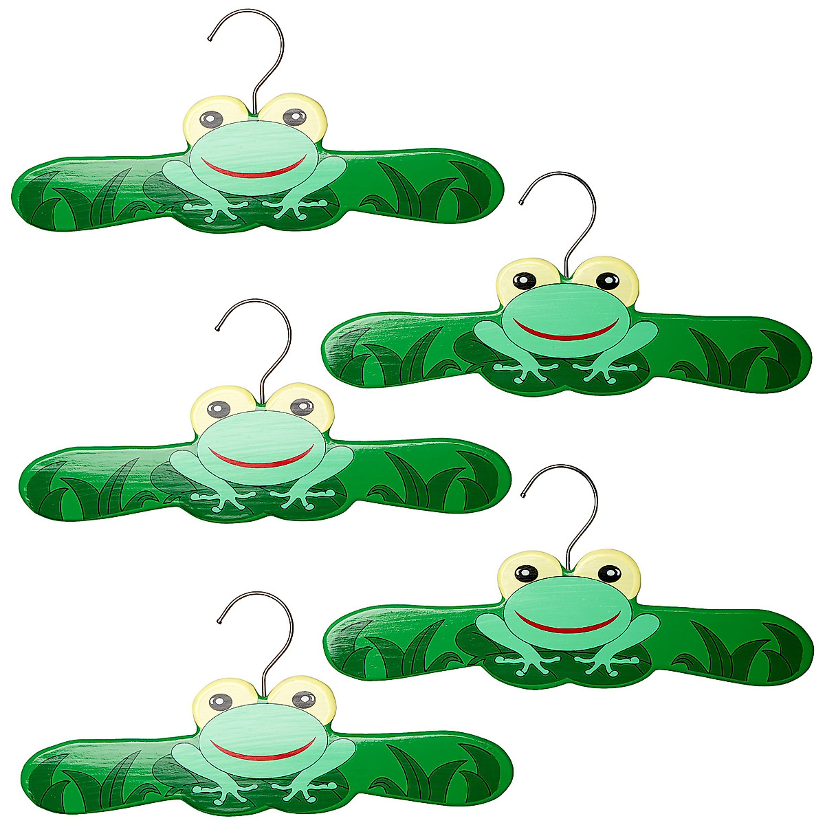 Kidorable Boys Infant Hanger Set, Frog, Small