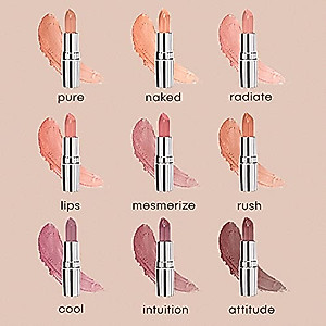 Nude Envie - Lipstick - Creamy & Long-Lasting Finish - Velvety Texture & Easy Application - Luxury Hydration - With Shea Butter, Vitamin E & Jojoba Oil - Vegan, Paraben-Free & Cruelty-Free - Mesmerize