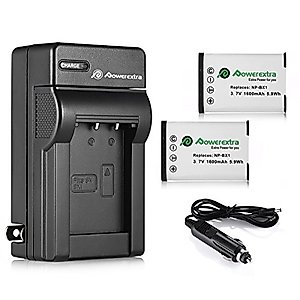 Powerextra 2 Pack Replacement Sony NP-BX1 Li-ion Battery and Charger Compatible with Sony NP-BX1/M8 and Sony Cyber-Shot DSC-RX100, DSC-RX100 II, DSC-RX100M II, DSC-RX100 III, DSC-RX100 V