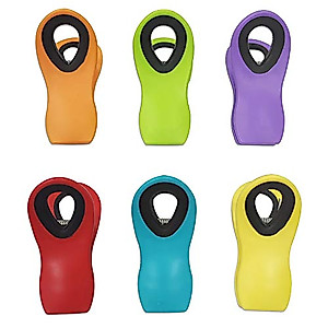 Chip Clips Magnetic,Bag Clips for Food Magnetic,6 Pack, Bag Clips, Bag Clips for Food, Magnet Clips, Clips for Food Packages, Clips for Fridge