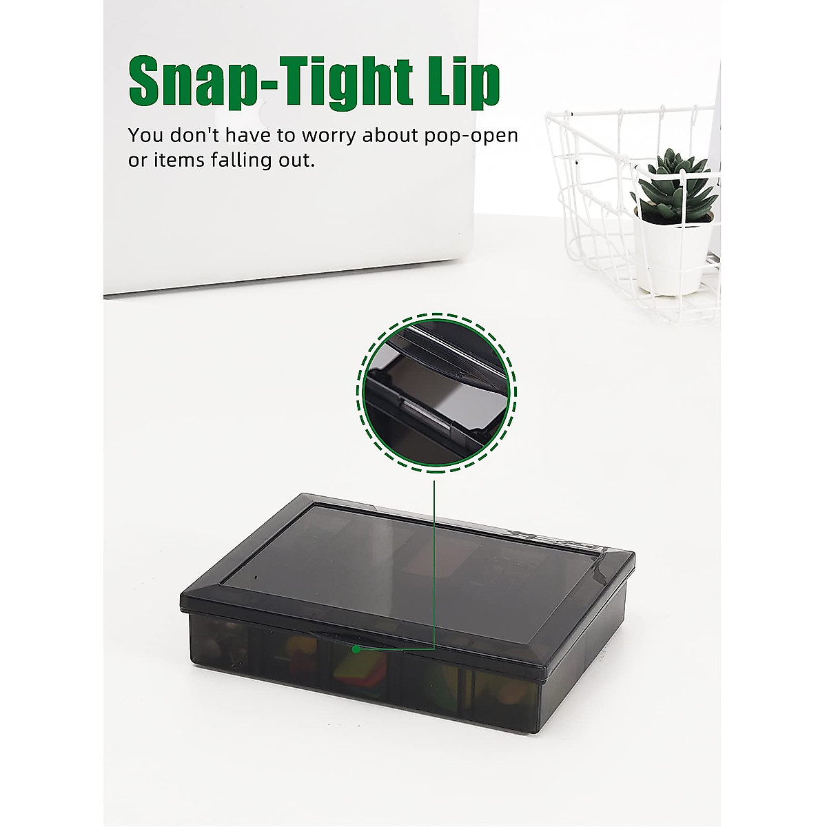 iBune Plastic Stackable Organizer Container