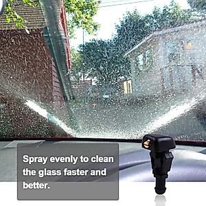 Front Windshield Washer Nozzles for 2004-2013 Ford F150 - Replaces # 3W7Z17603AA Spray Jet Kit (pack of 2) A7866F