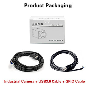 HTENG VISHI High Speed USB3.0 1/5.6" 0.3MP Machine Vision Global Shutter Monochrome Digital Industrial Camera C-Mouth Supports Windows and Linux SDK Area Scan Camera 640x480 790FPS Indoor