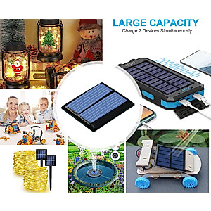 10Pcs Mini Solar Panels for Solar Power, 1V 80mA Mini Solar Panel Kit DIY Electric Toy Photovoltaic Cells Solar Epoxy Cell Charger 1.18"*0.98" (30mm*25mm)