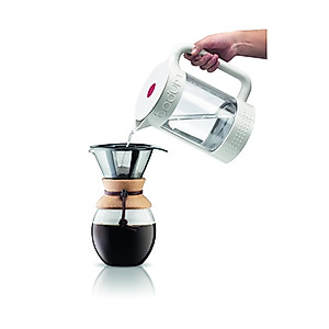 Bodum 51oz Spare Reusable Pour Over Coffee Filter, Stainless Steel w/ Plastic