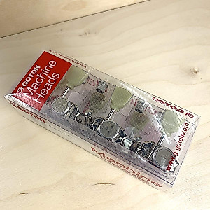 Gotoh SD90-MGT 3x3 Locking Tuning Keys with Lock Knob - Nickel