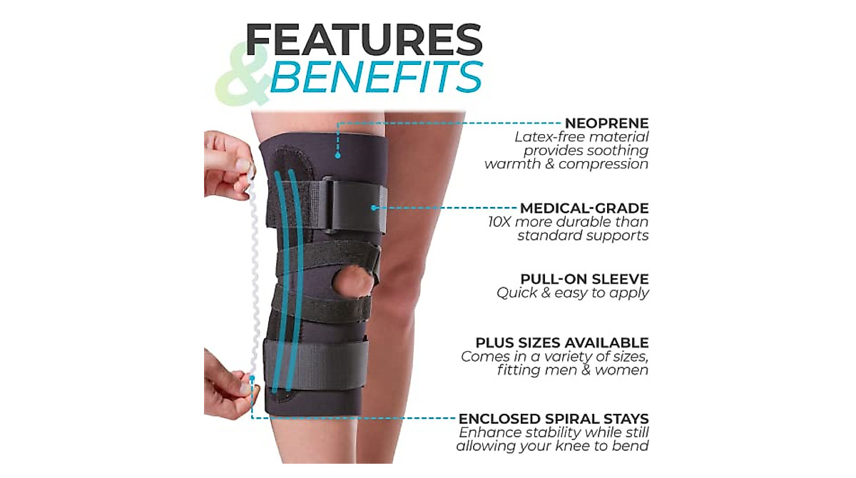 BraceAbility J Patella Knee Brace - Support & Pain Relief for Kneecap