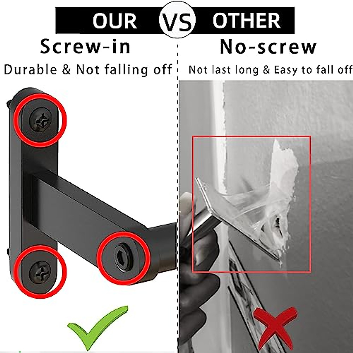 24 Inch Matte Black Towel Bar for Bathroom, Sturdy Wall Mounted Towel Racks for Bathroom Rustproof Stainless Steel Dish Cloth Hand Towel Holder for Bath Vanity Kitchen Door Shower Accessories