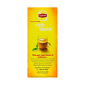 Lipton Yellow Label Tea International Blend 31.74oz (Pack of 4)