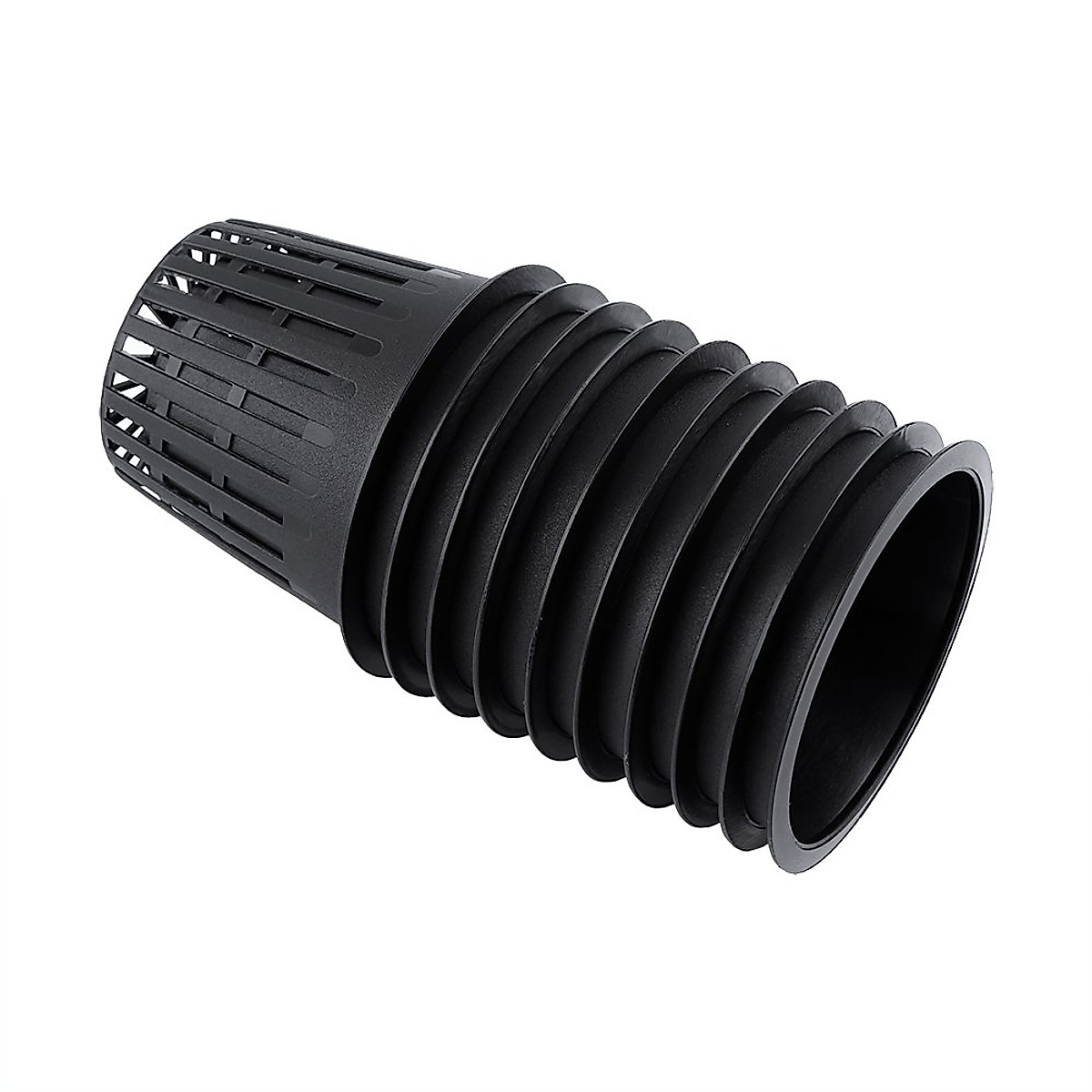 10Pack Net Pots 2.5 Inch Garden Plastic Slotted Mesh Net Cups Orchids Pots Mesh Baskets Hydroponics Supplies Cups Heavy Duty Plant Nursery Basket Planting Basket Cup with Wide Lip Design(Black)