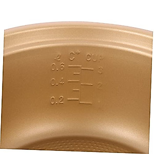 Luxshiny Rice Cooker Liner Asian Rice Interior Accessories Stainless Steel Container Electric Cooker Inner Rice Cooking Pan Stockpot Cooking Pot Inner Cooking Pot Rice Cooker Replace Pot