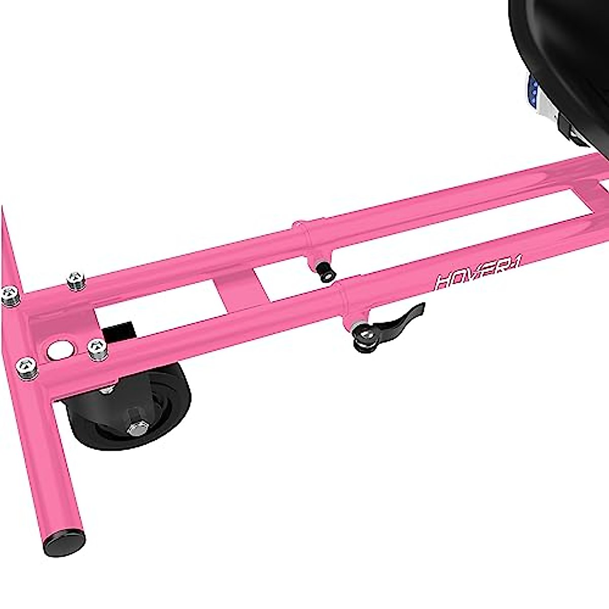 Hover-1 Buggy Attachment | Compatible with All 6.5" & 8" Electric Hoverboards, Hand-Operated Rear Wheel Control, Adjustable Frame & Straps, Easy Assembly & Install