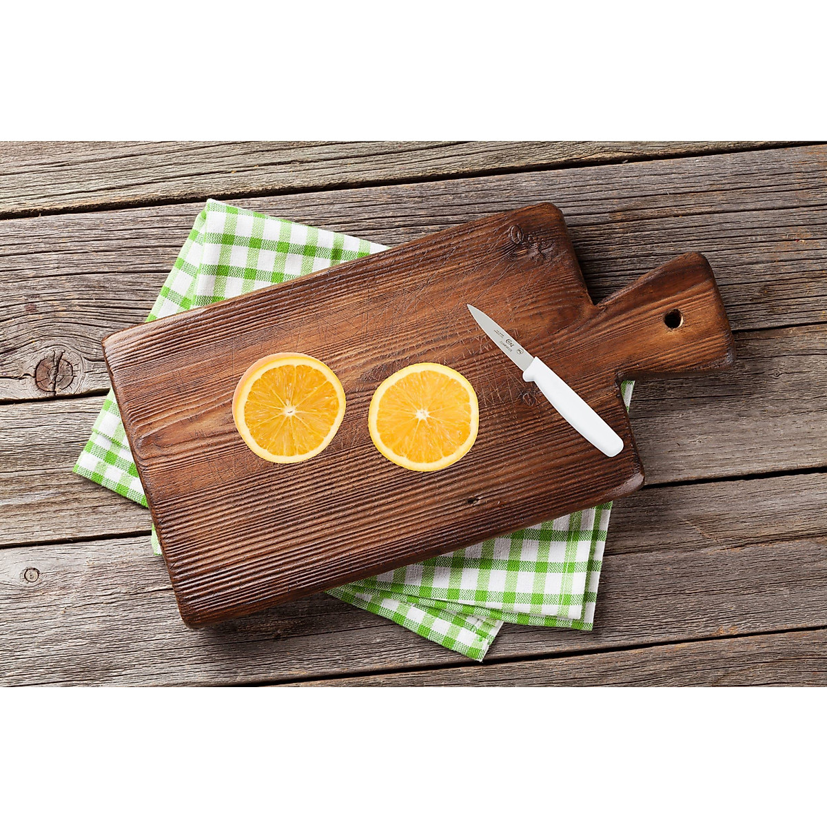 Paring Knives Set Of 3 White Handle 3.25 inch Paring Dishwasher Safe Fruit Choice Pairing Knife, Small Piece Kitchen knive pack sharp professional pairing knive pack, kiwi knife, mini