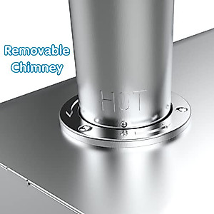 Outdoor Wood Fired Pizza Oven, Portable Wood Pellet Home-Made Pizza Maker with 12" Square Pizza Stone